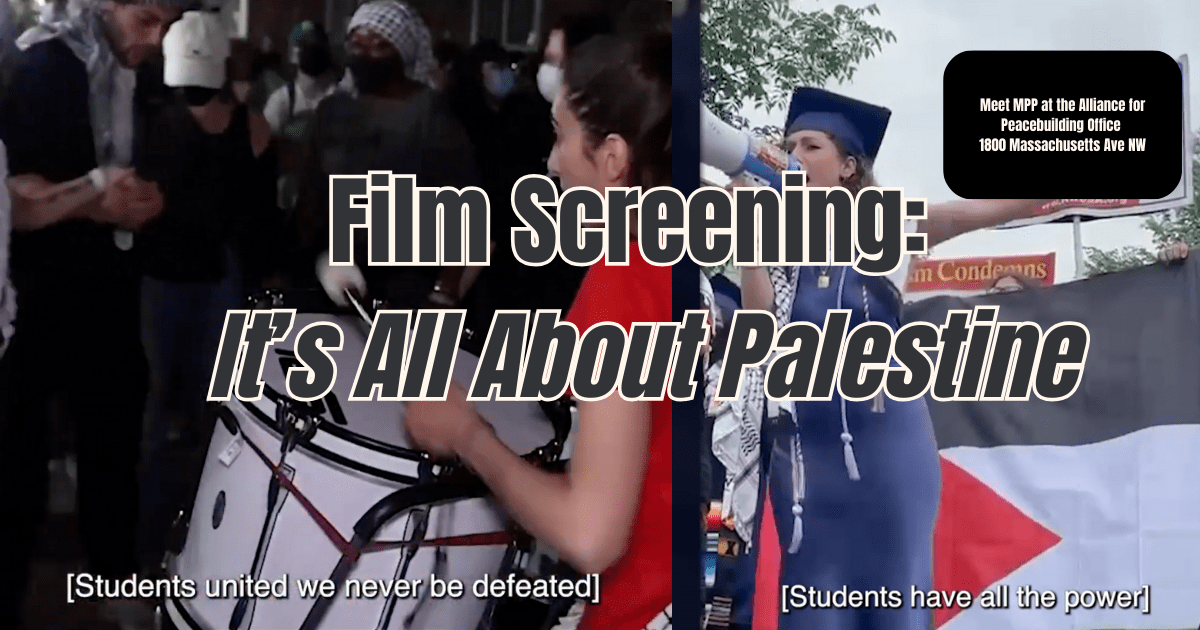 Film Screening: It’s All About Palestine – Museum of the Palestinian People
